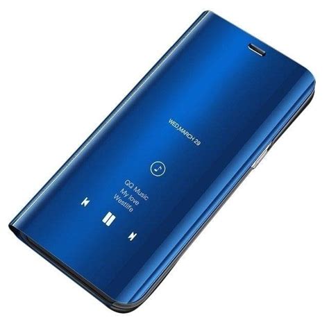 Priehľadný kryt Clear View Case modrý – Samsung Galaxy A52 / A52 5G ...