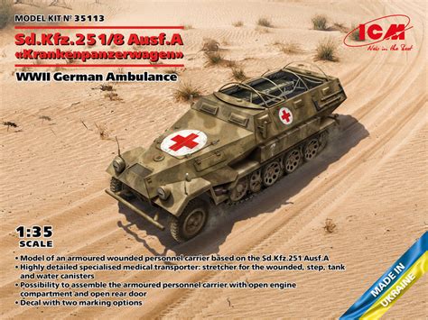 Modelimex Online Shop 1 35 Sd Kfz 251 8 Ausf A Krankenpanzerwagen