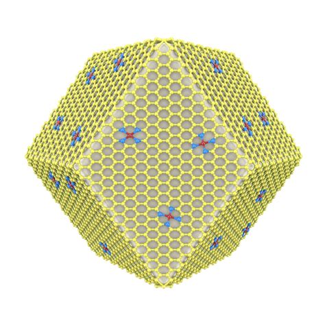 掺杂石墨烯包裹zif 8 思斐迩3d科学模型素材库