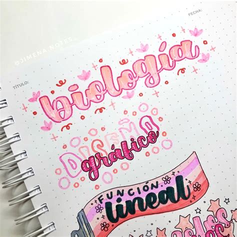 Títulos Bonitos Tutorial De Letras Titulos Bonitos Para Apuntes