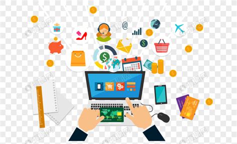 인터넷 쇼핑 Png 일러스트 무료 다운로드 Lovepik