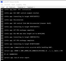 Ble App Nus Multilink Central Error Analysis Nordic Q A Nordic DevZone Nordic DevZone