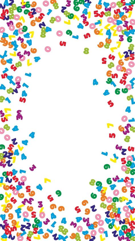 Premium Photo Falling Colorful Numbers Math Study Concept With Flying