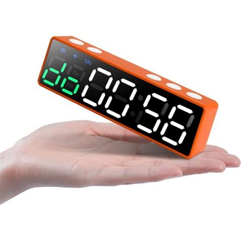 Gym Timer Mini Portable Interval Workout Timer Led Digital