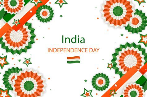 India Independence Flyers Celebration Clip Art Happy Free Ruffles