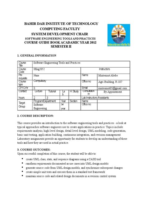 software engineering tools course guide book 1 pdf unit testing use case