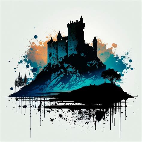 Premium Photo Cartoon Image Of The Castle