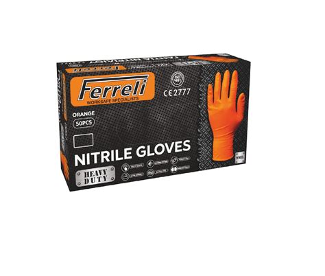 ΓΑΝΤΙΑ ΝΙΤΡΙΛΙΟΥ ΠΟΡΤΟΚΑΛΙ Ferreli 50ΤΜΧ Gstore Diy