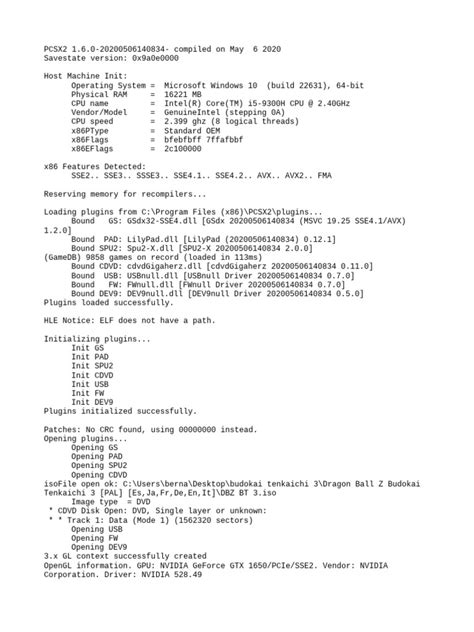 Emu Log Pdf Computer Science Operating System Technology