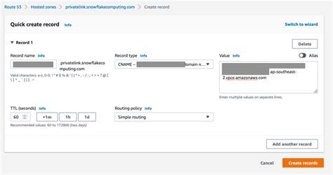 How To Configure The Aws Dns Service Route 53 To Access Snowflake Via