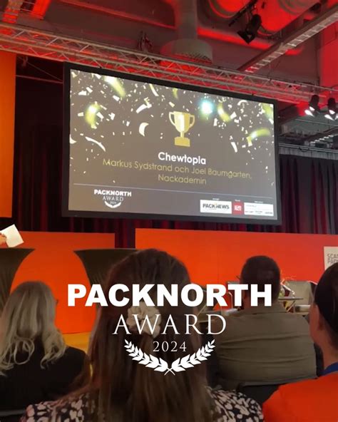 Glad över Att Tillsammans Med Markus Sydstrand Ha Blivit Utsedd Till Vinnare I Packnorth Award