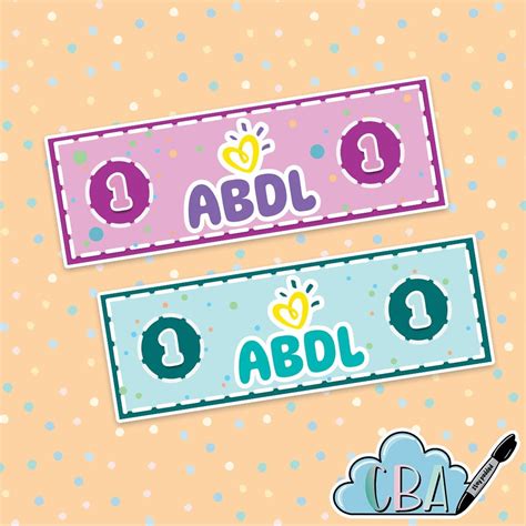 Abdl Diaper Tape Abdl Love” Cba