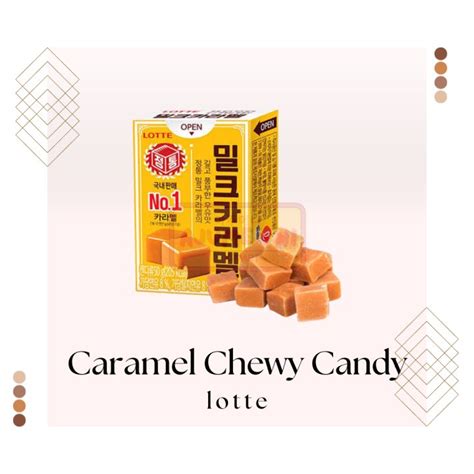 Lotte Milk Caramel Chewy Candy 35g Lazada Ph
