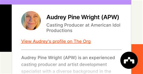 Audrey Pine Wright Apw Casting Producer At American Idol