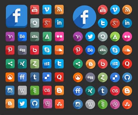 Social Media — Stock Vector © Dadartdesign 39566059