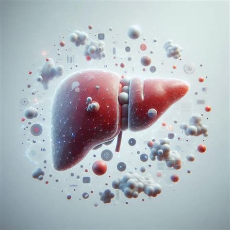 Premium Photo Liver Model