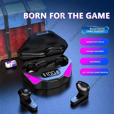 Tws X15 Fone De Ouvido Sem Fio 50 Bluetooth 65ms Baixa Latência Earbud