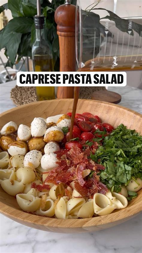 Caprese Pasta Salad Artofit
