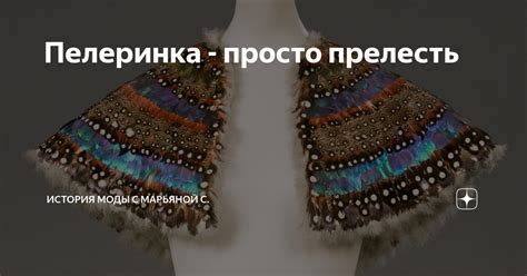 Пелеринка - просто прелесть | История моды с Марьяной С. | Дзен