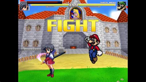 NICK54222 MUGEN Mai Kawasumi Me VS Super Mario YouTube