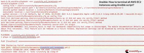 ansible how to terminate all aws ec2 instances using ansible script