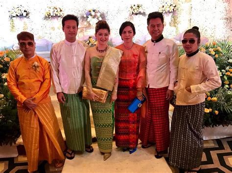 Zin Zin Zaw Myint Wedding Myanmar Model Photograph Celebrity Couple