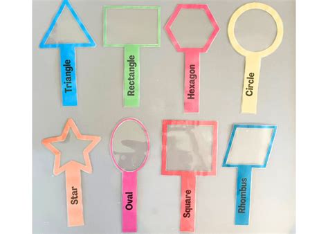 Free Shape Magnifying Glasses A Fun Way To Teach Shapes