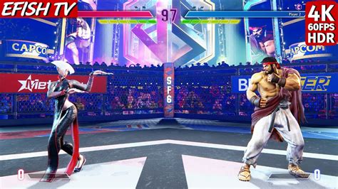 New Character A K I Vs Ryu Hardest AI Street Fighter 6 4K 60FPS