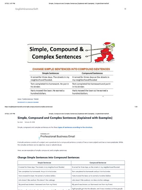 Simple Compund Complex Sentences 04 Pdf