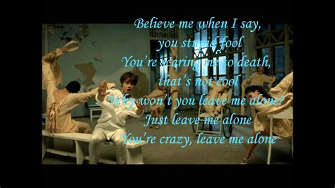 Alexander Rybak Leave Me Alone Lyrics YouTube