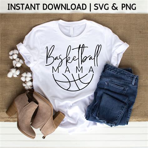 Basketball Mama Svg Png Digital Download Basketball Mom Sublimation