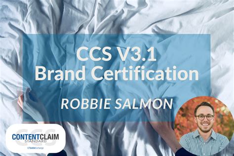 ccs v3 1 brand certification idfl