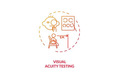 Visual Acuity Testing Concept Icon Outline Icons ~ Creative Market