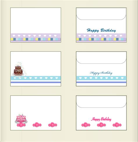 Free Printable Cards For Every Occasion Birthday Envelope Template