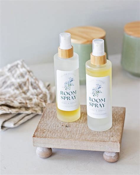 DIY Room Spray Recipes And Labels