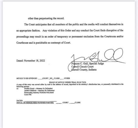 Courthouse Management Order Rlibbyandabby