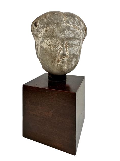 At Auction Ancient Egyptian Fragment On Plinth