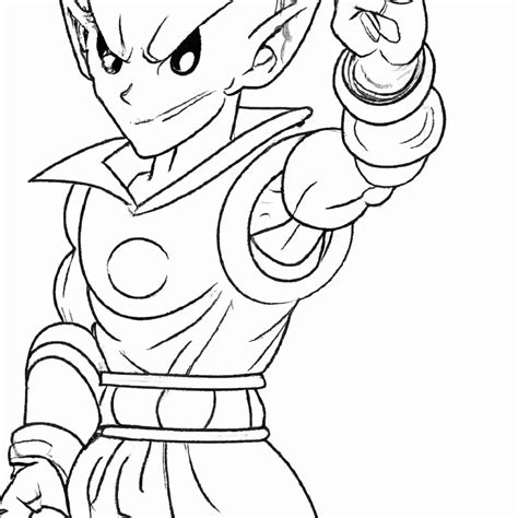 10 Desenhos De Piccolo Dbz Para Imprimir E Colorir