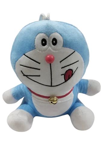 Sky Blue White Base Doraemon Polyester Soft Toy At ₹ 200 Piece In Ranchi