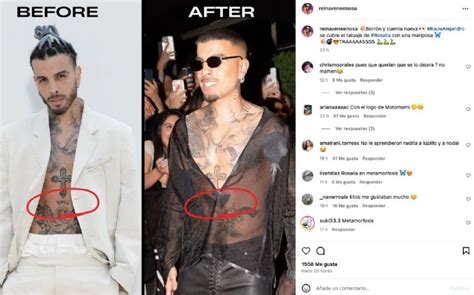 Rauw Alejandro Al Estilo Nodal Se Borra Tatuaje De Rosalía Y Presume