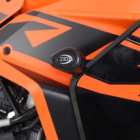R G CP0546BL Aero Style Crash Protectors No Cut For KTM RC 390 125