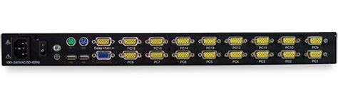 Startech 16 Port 1u Rackmount Kvm Console Rkcons1716k Elive Nz