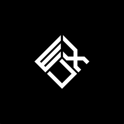 Wxu Letter Logo Design On Black Background Wxu Creative Initials Letter Logo Concept Wxu