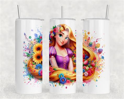 Princess Rapunzel Png Design Sublimation Cup Tshirt Design High Resolution Transparent