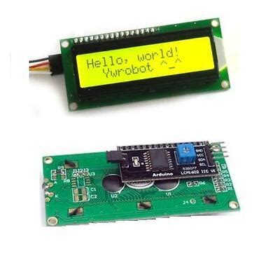 IIC I2C TWI SP I Serial Interface1602 16X2 Character LCD Module Display