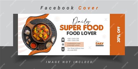 Premium Vector Food Menu And Restaurant Facebook Cover Template Food