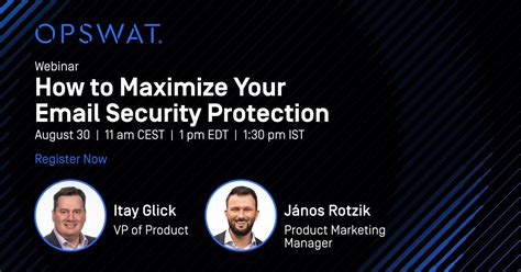opswat on linkedin webinar emailsecurity cyberthreats