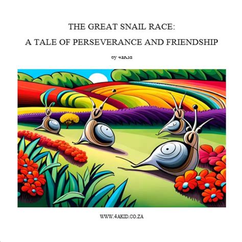 The Great Snail Race A Tale Of Perseverance And Friendship Etsy