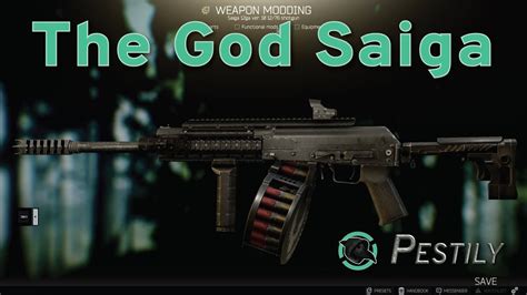 The God Saiga Im Not A Bully Escape From Tarkov Youtube