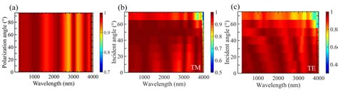 The Simulated Absorption Spectra Under Different A Polarization